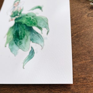 Snowdrop Flower Fae Art Print | Fairy Art | Illustration | January ...