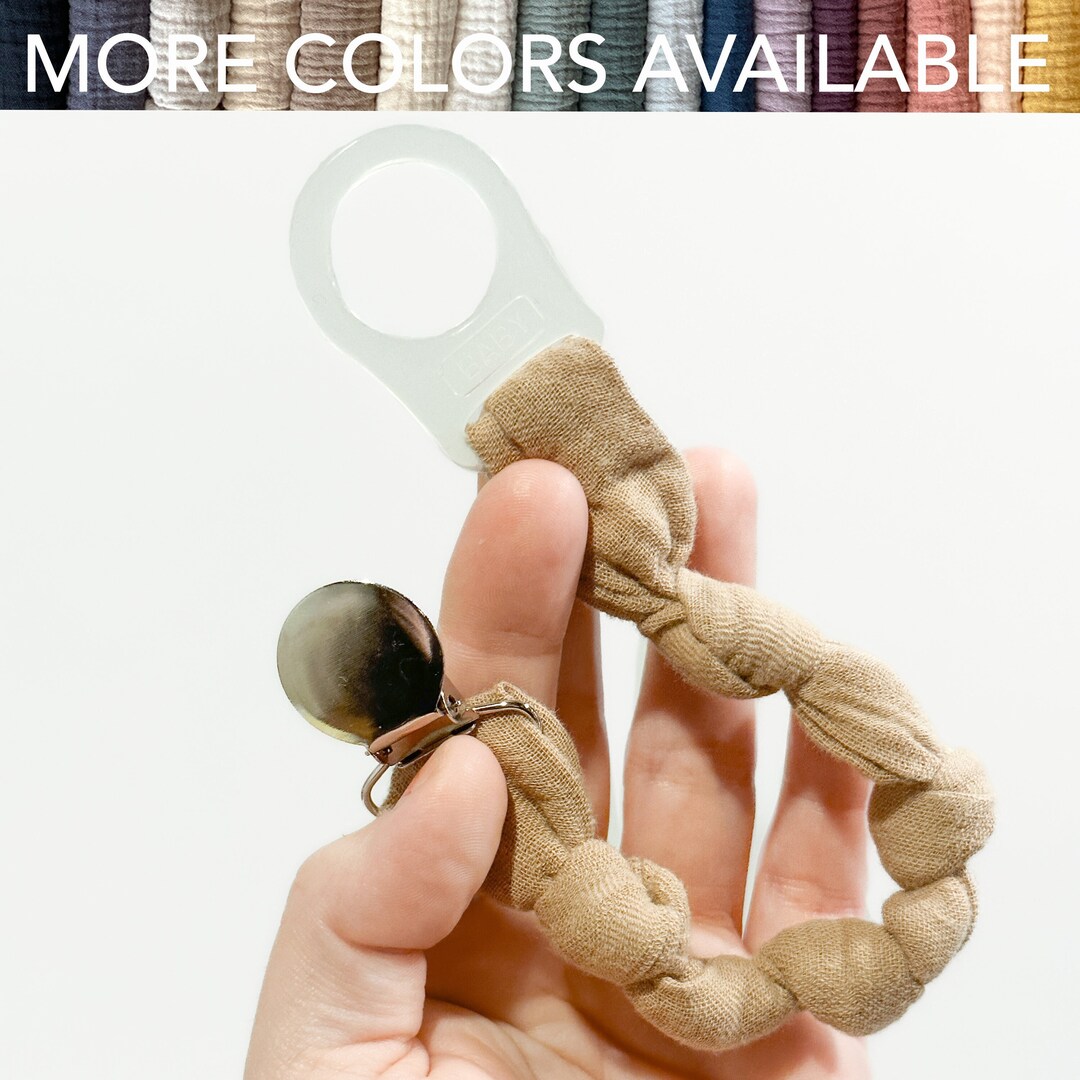MAM Pacifier Knotty Clip / Many Colors Available / ADAPTER for Bulb ...