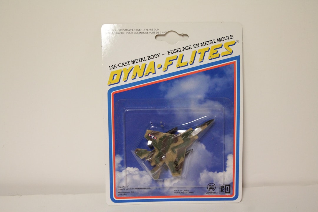 Vintage Super Dyna-flites Diecast Model Airplane in Package #14 - Etsy