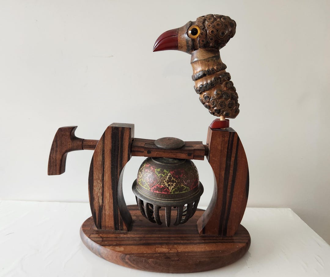 Very Rare Ca.1920's Alfred Dunhill YZ Nut Bird Table Bell by Henry ...