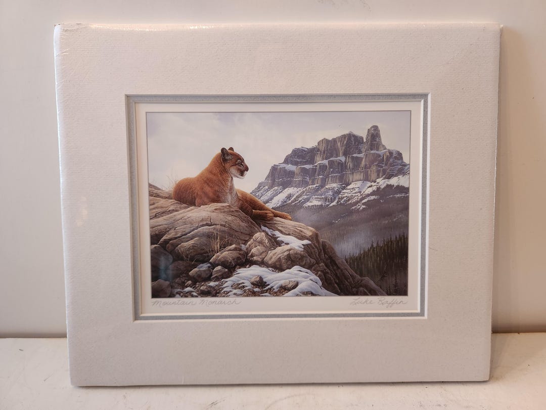 Luke Raffin "mountain Monarch" Wildlife Art Print - Etsy