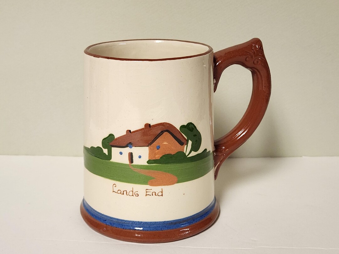 Dartmouth Devon Pottery Motto Ware Mug - "lands End" - Etsy