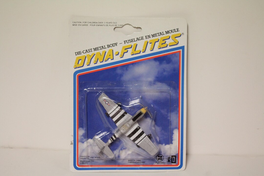 Vintage Super Dyna-flites Diecast Model Airplane in Package #11 - Etsy