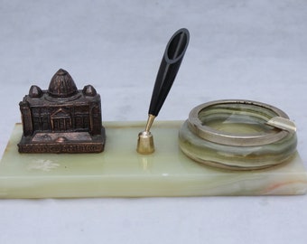 Marble Desk Pen Set | Etsy