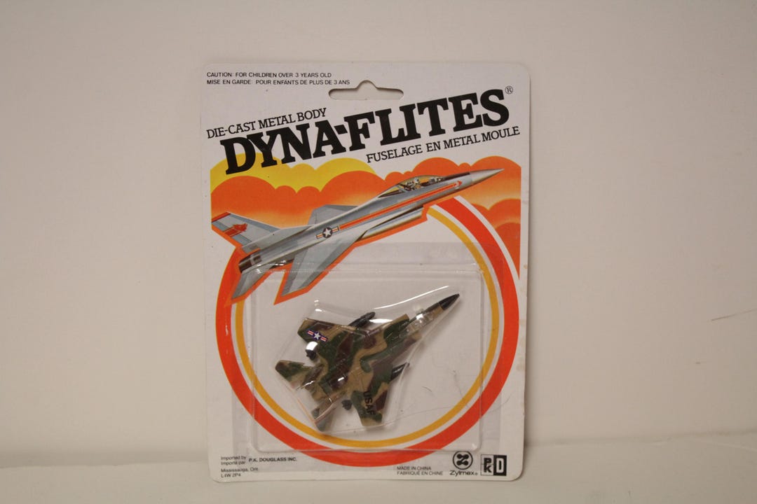 Vintage Super Dyna-flites Diecast Model Airplane in Package #20 - Etsy