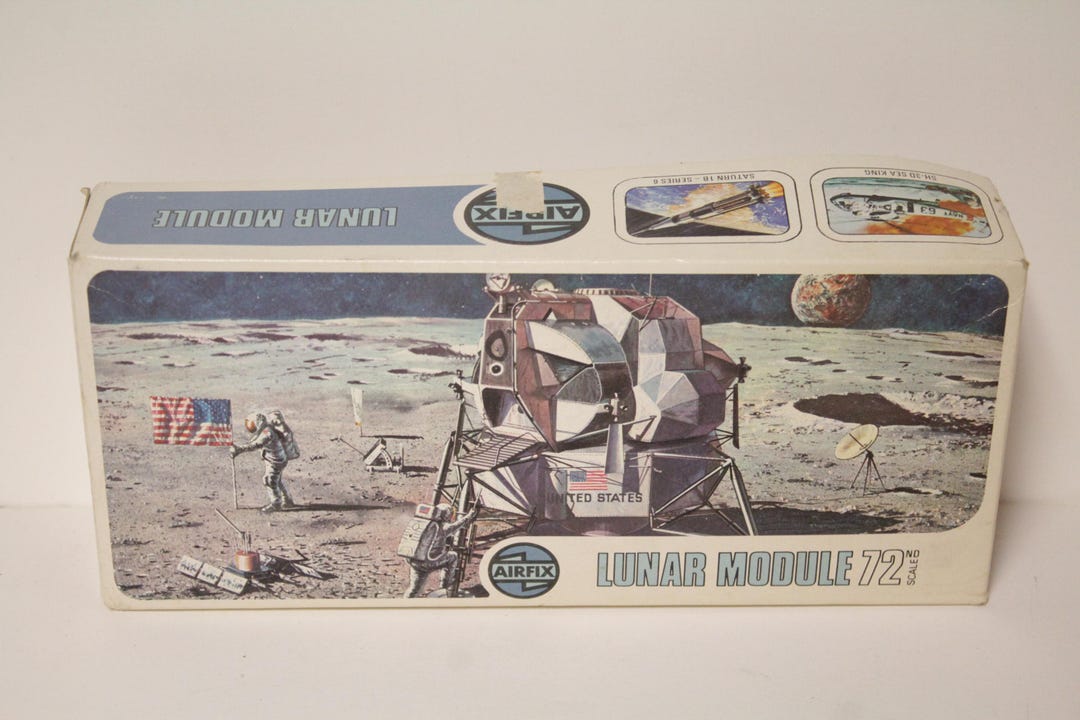 Vintage 1:72 Scale Airfix Lunar Module 72 Made in England Model Kit - Etsy