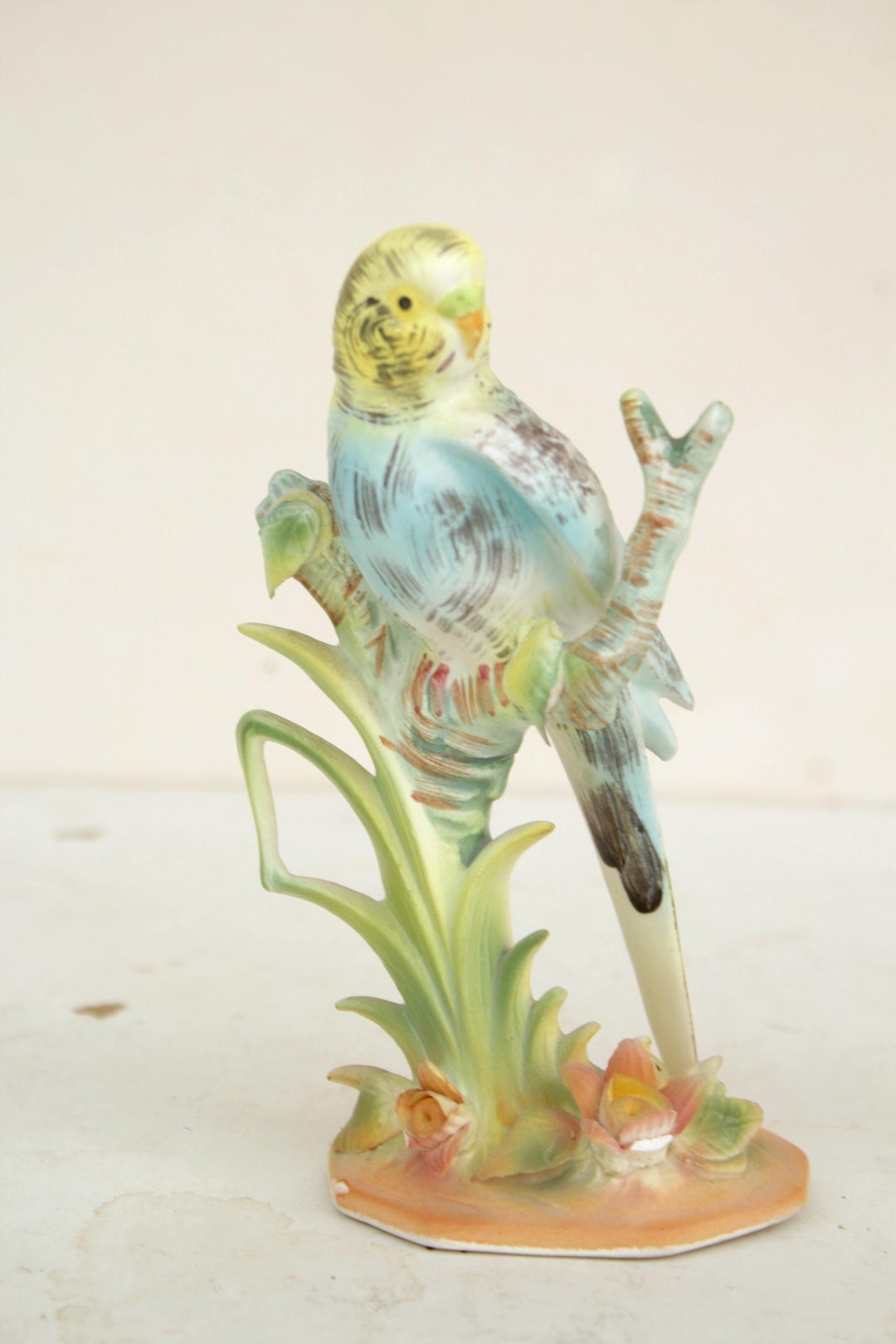 Vintage Bisque Ceramic GC Napco Japan Parakeet Bird Figurine B3274 - Etsy