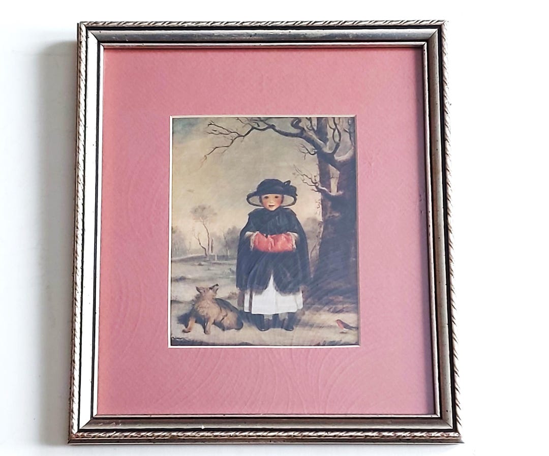 Vintage "lady Caroline Scott" Lithograph After Joshua Reynolds (1723 ...