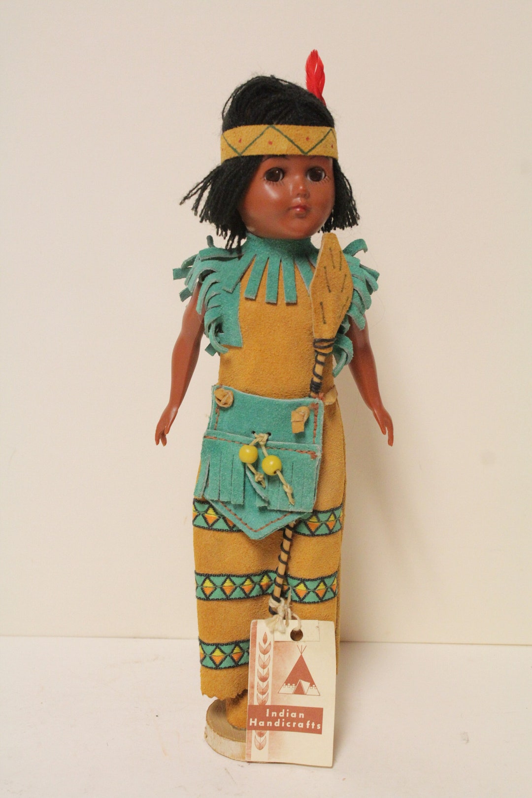 Vintage Canadian Aboriginal Native Doll 16 - Etsy