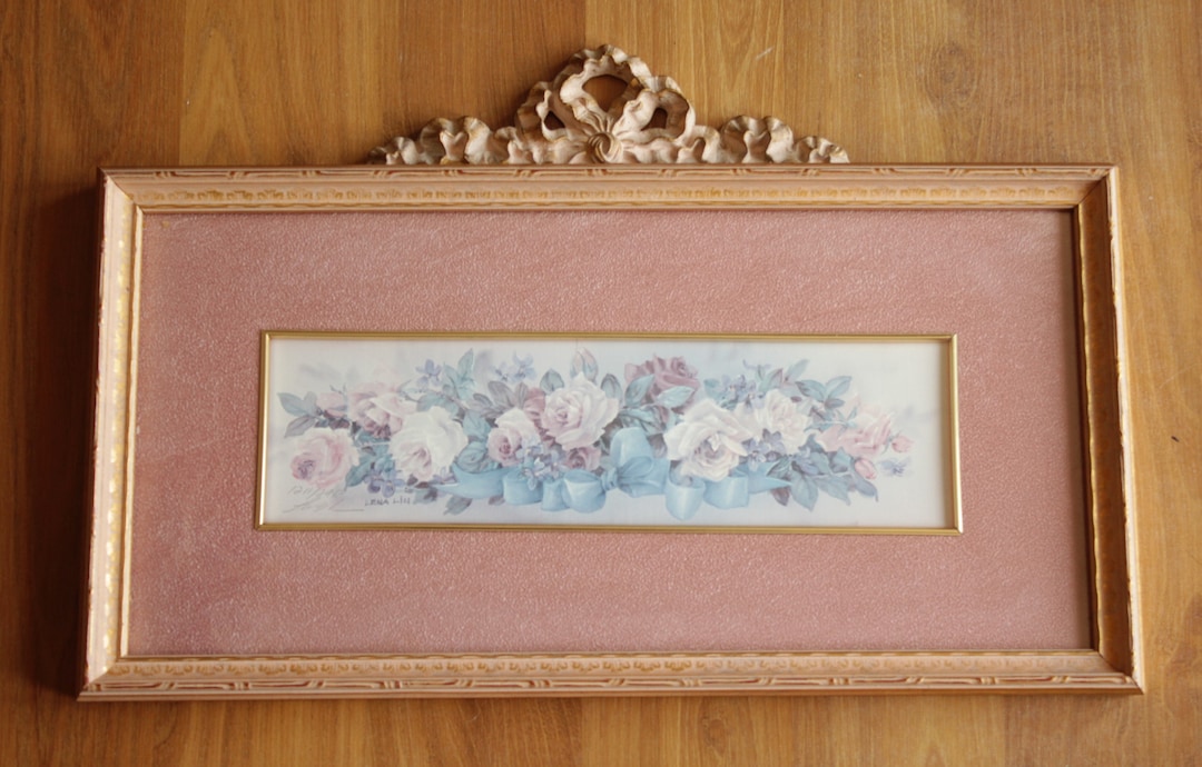 Ltd. Ed. "roses & Violets" Floral Print Signed by Lena Y. Liu - Etsy