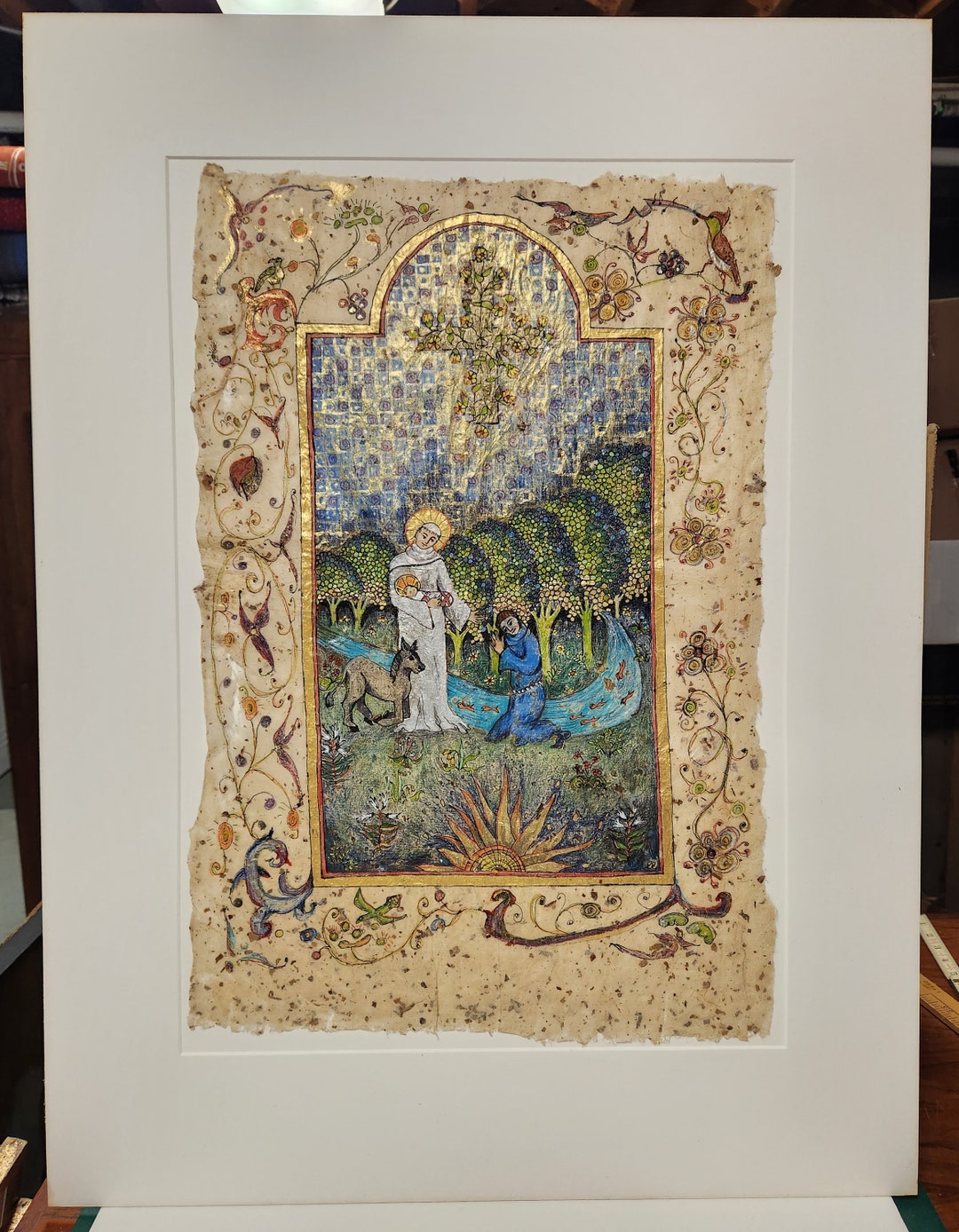 Mixed Media saint Peter Christian Wall Art by - Etsy