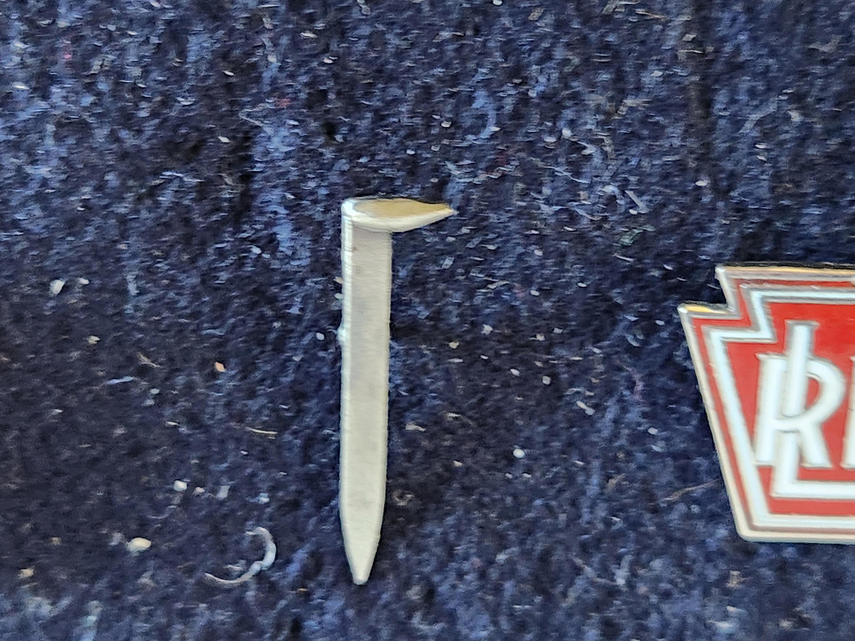 Vintage Railway Spike Railroad Train Lapel Tie Hat Pin - Etsy