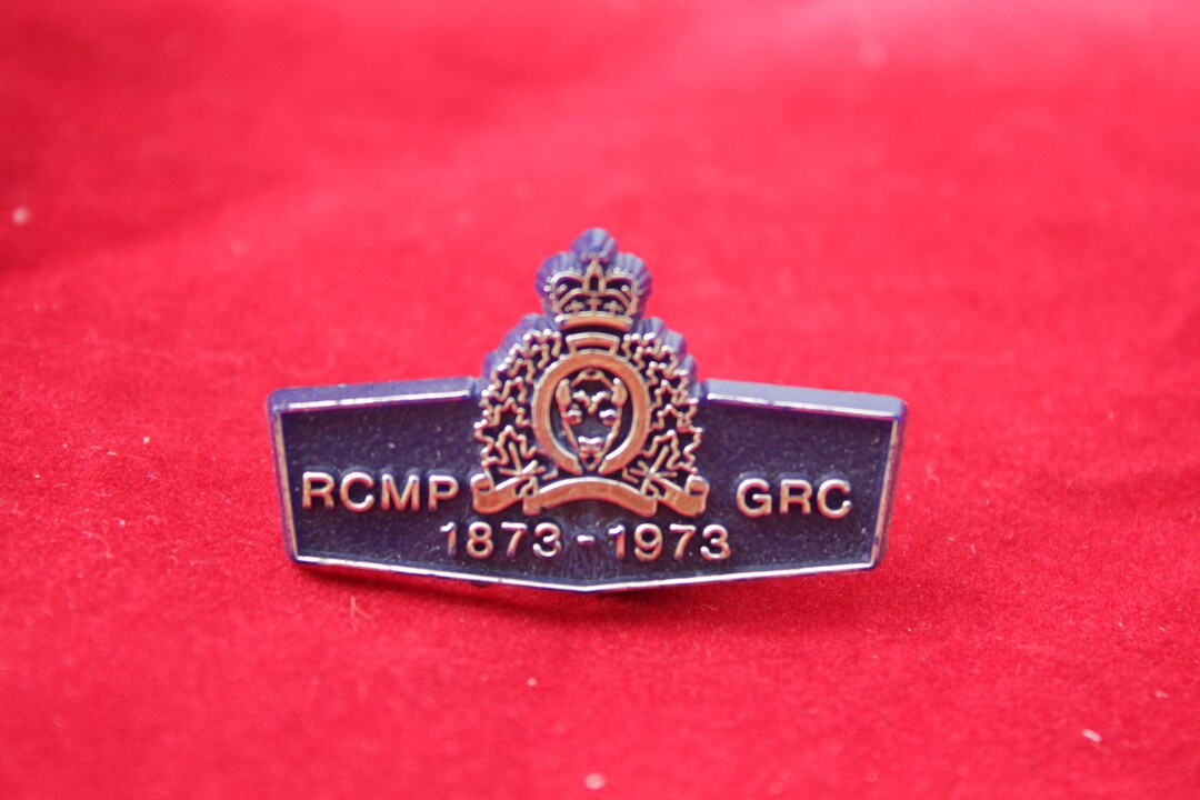 Vintage Canadian RCMP 1873-1973 Plastic Police Lapel or Tie Pin - Etsy
