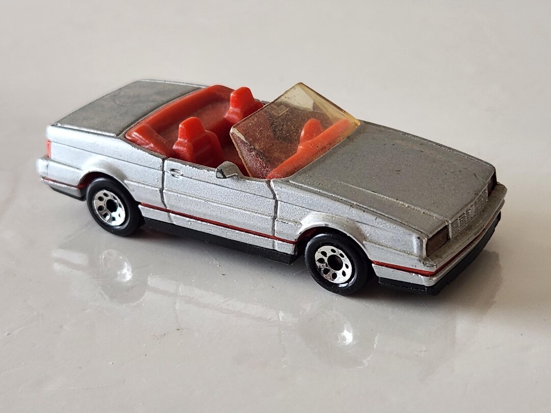 1:60 Matchbox 1987 Silver Cadillac Allante Made in Macau Diecast Car ...
