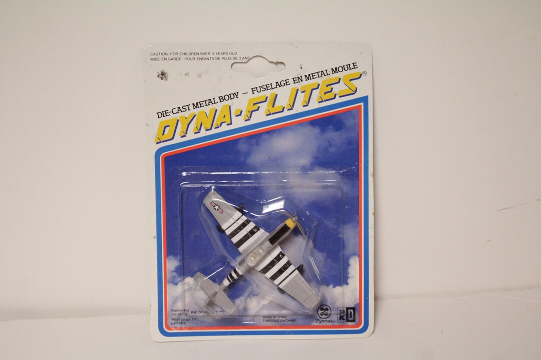 Vintage Super Dyna-flites Diecast Model Airplane in Package #21 - Etsy