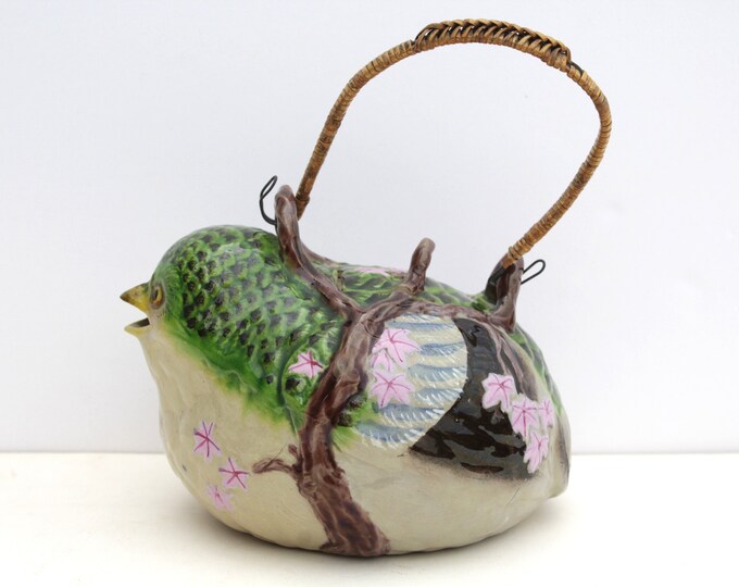 Antique Miniature Japanese Banko Quail Bird Pottery Teapot - Etsy