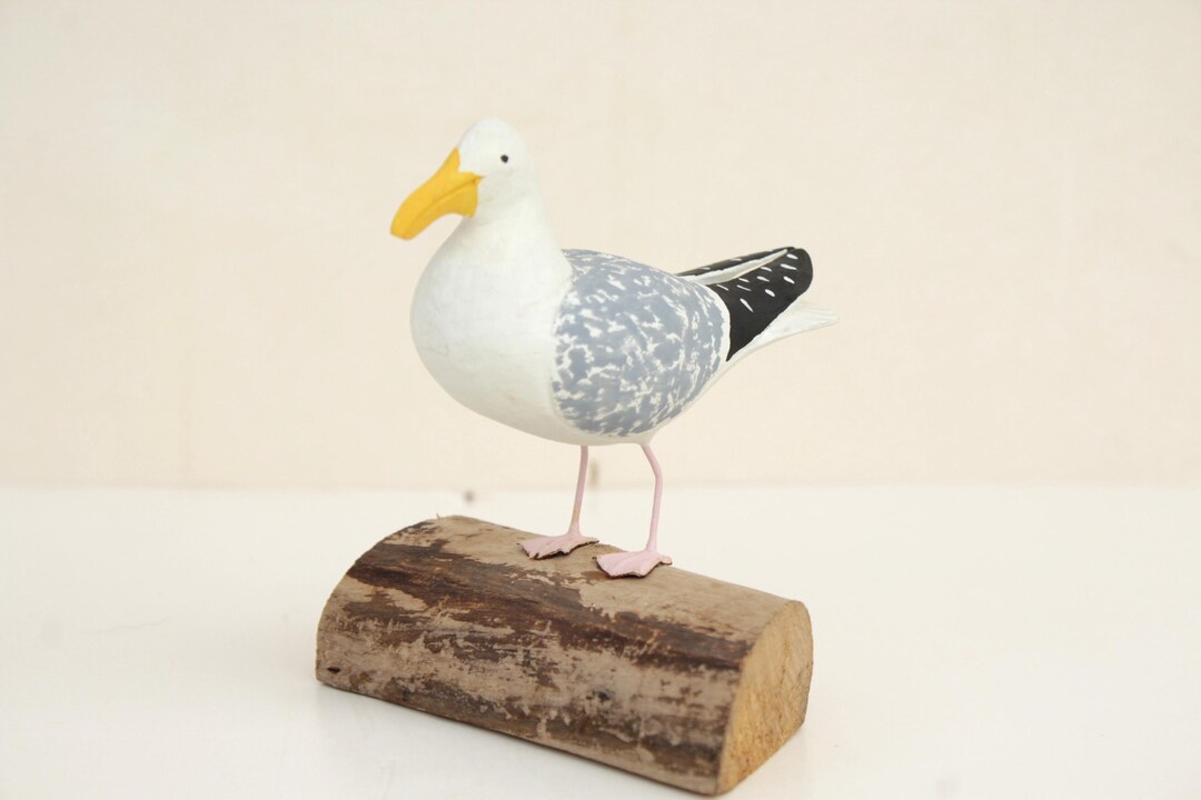 Vintage Seagull Wood Carving Signed by H. Tibbetts Truro, Nova Scotia ...
