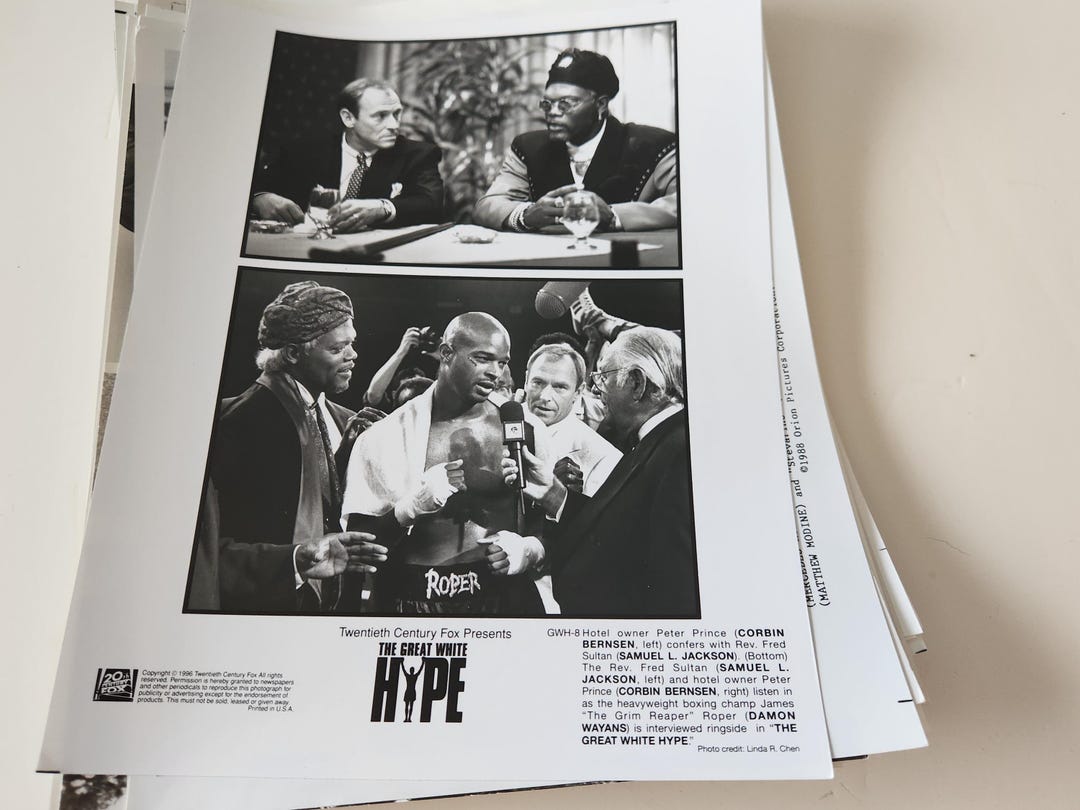 Original 8" X 10" Movie Promo Photo - 1996 "the Great White Hype ...