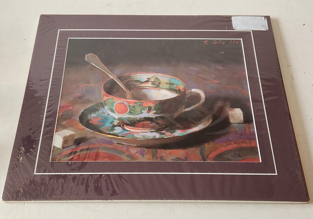Randall Lake 1989 Teacup Art Print - Etsy