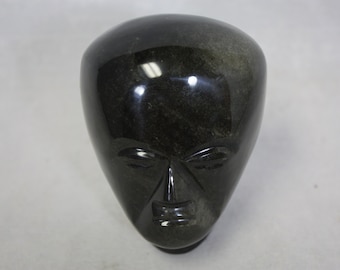 Aztec Obsidian Head - Etsy
