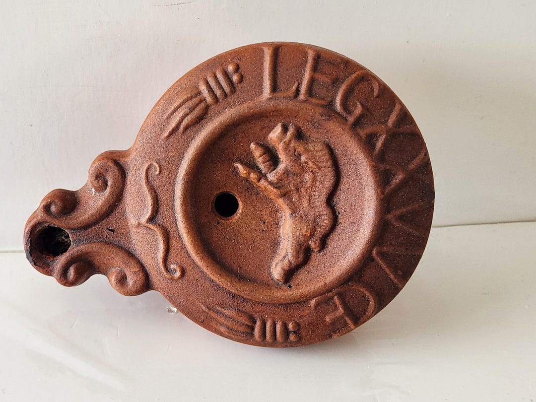 Roman 20th Legion Valeria Victrix Wild Boar Red Terracotta Clay Oil ...