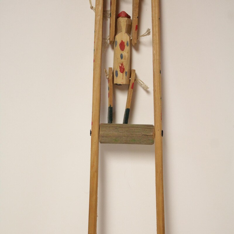Wooden Acrobat Toy - Etsy