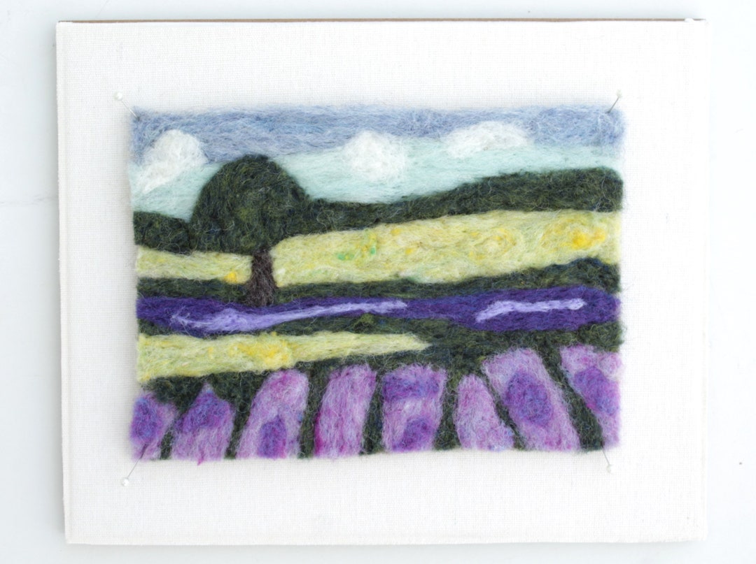 Felted Wool Landscape Painting Wall Art 38 - Etsy