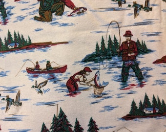 Fishing quilt | Etsy