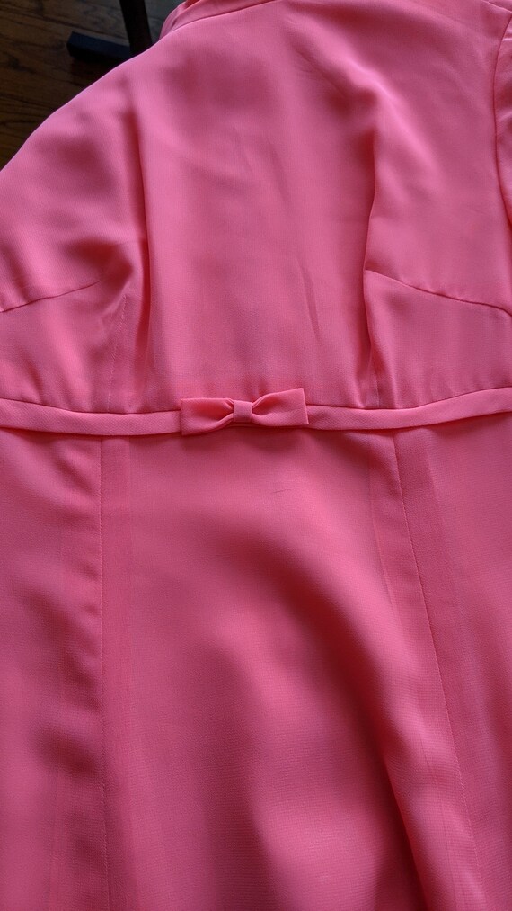 1960 Mod Empire Waist Chiffon Formal Bridesmaid Prom … Gem