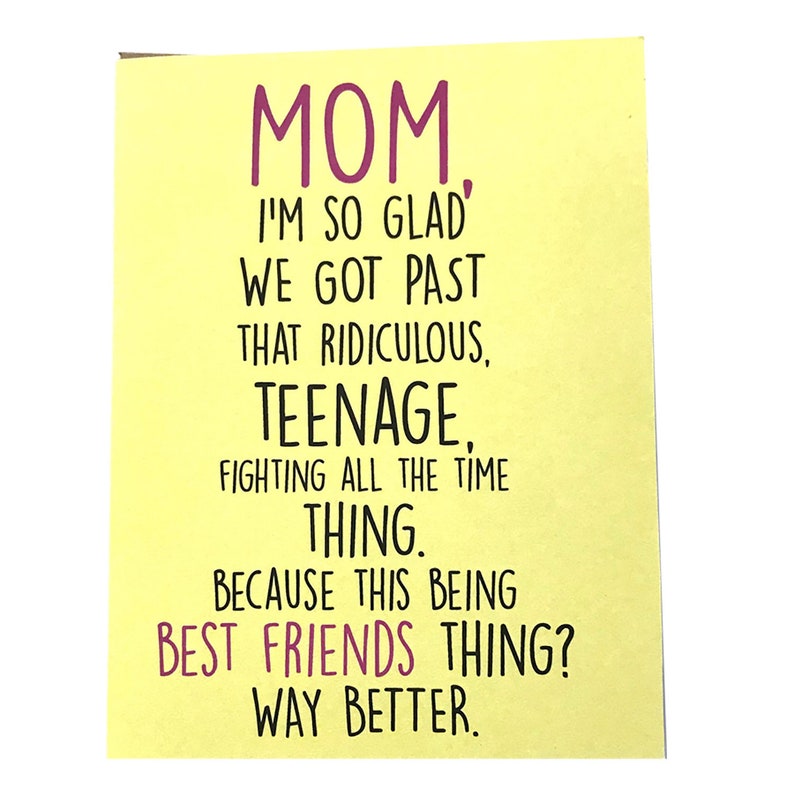 Mom Card Mother s Day Card Mom Birthday Card Funny Etsy Mom Card Mother s Day Card Mom Birthday Card Funny Etsy