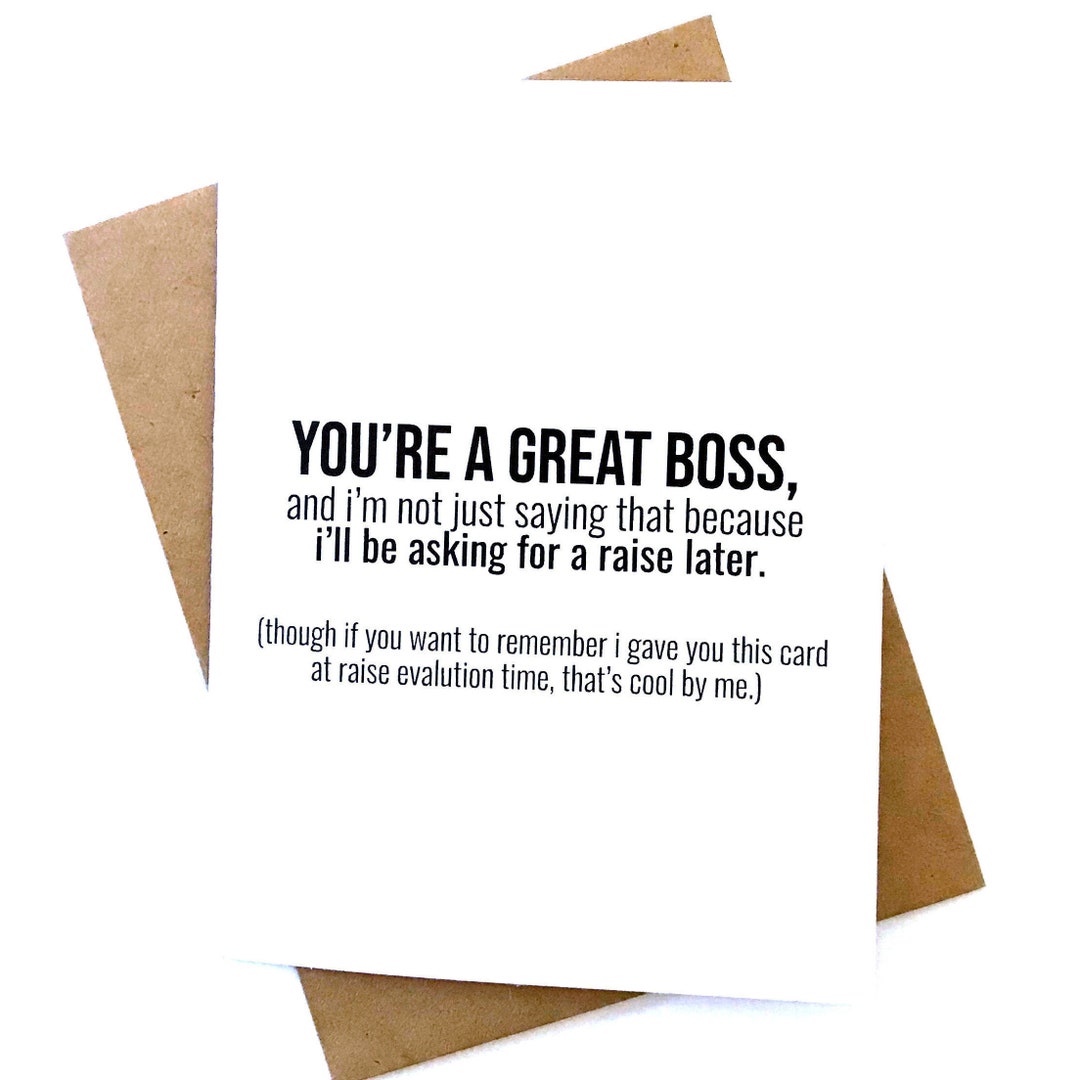 For Boss Bosses Day You're a Great Boss Bosses Gift - Etsy