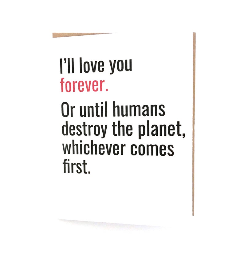 I Love You Card Funny Love Card Snarky Anniversary Card | Etsy