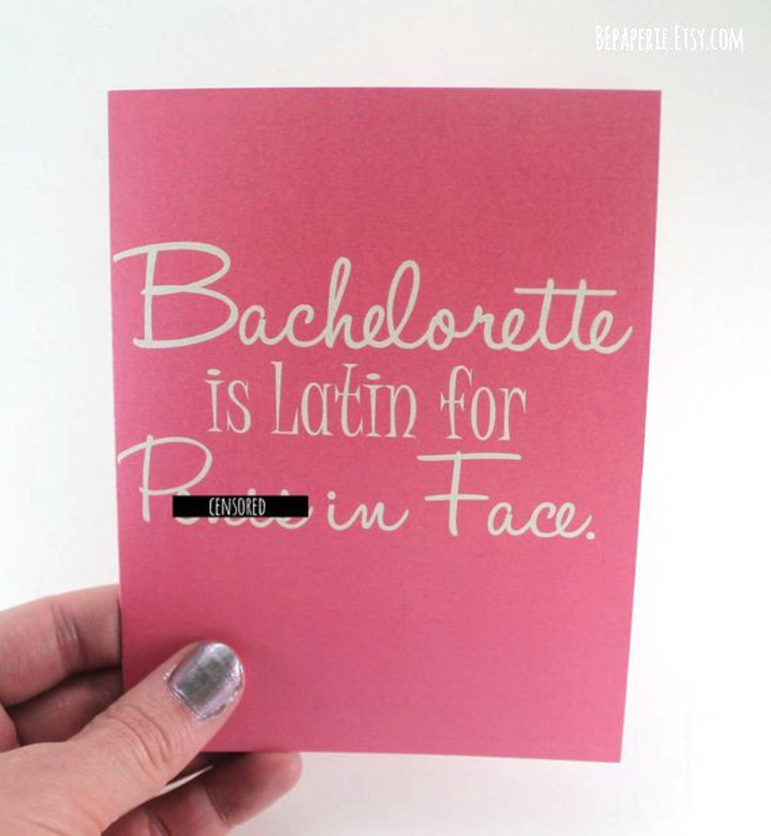 Bachelorette Party Card Bride to Be Card for Her Funny - Etsy