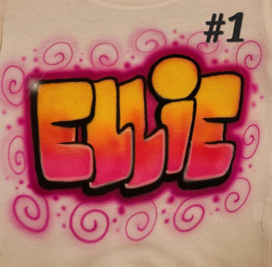 Personalized Airbrushed Clothing. Made to Order Airbrushed Tshirts ...