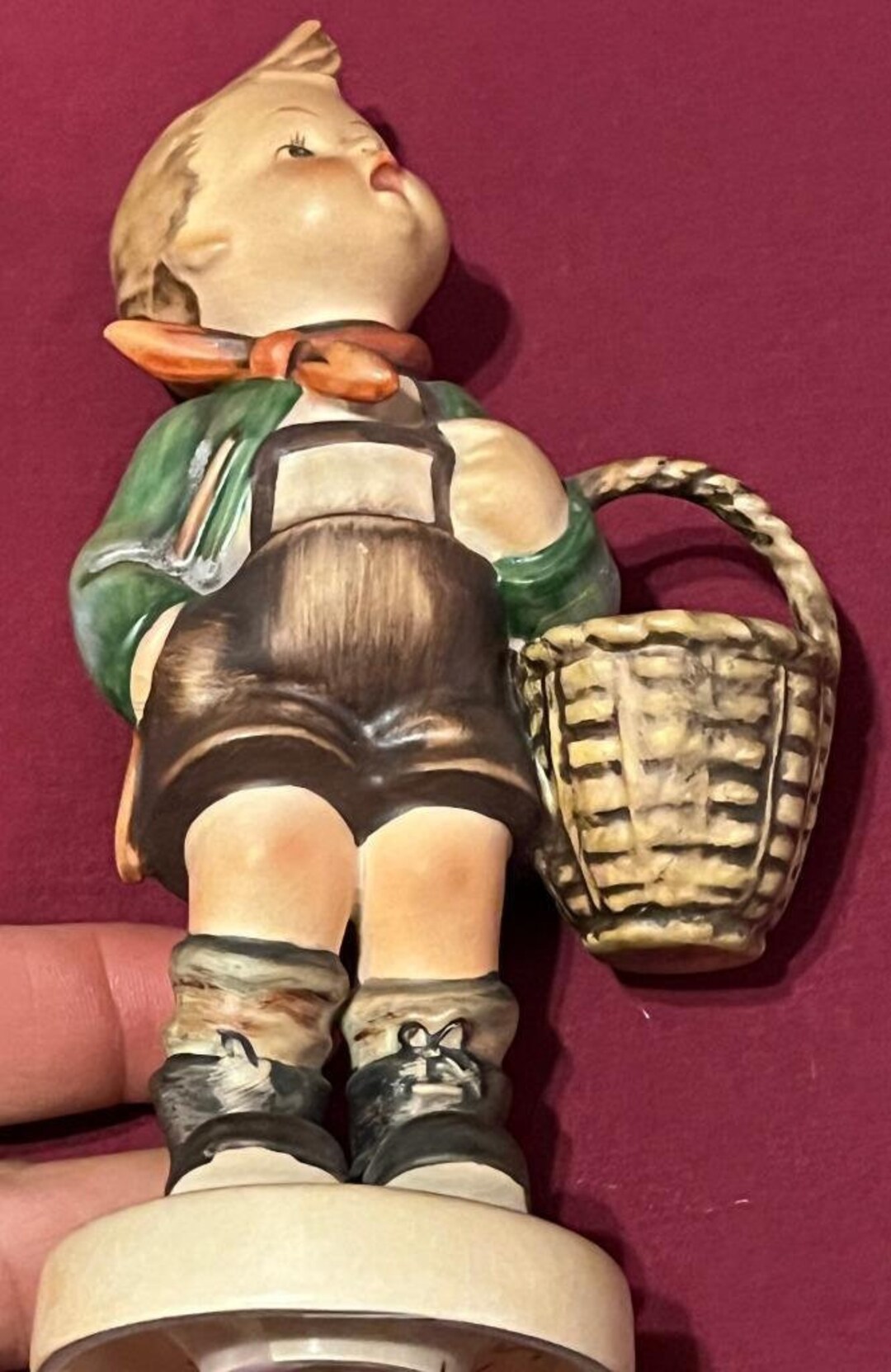 Old Vintage Goebel Hummel Figurine Statue Merry Wanderer 7/1 W - Etsy