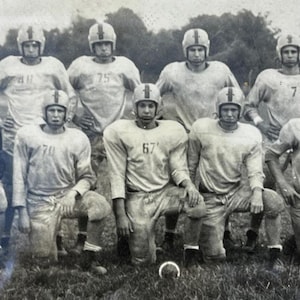 Old Vintage Original Print Photo Photograph Sports Football Team Group ...