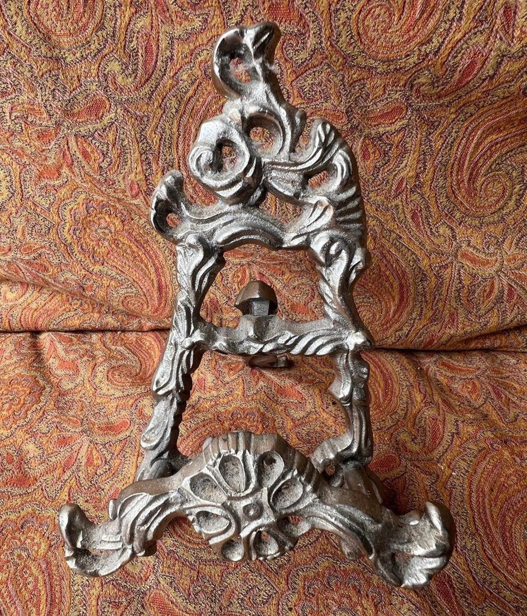 Small Metal Easel Art Display Stand for a Photograph or Miniature Oil ...