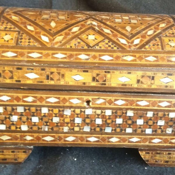 Antique Dome Jewelry Box - Etsy