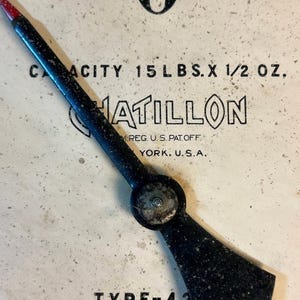 Vintage Chatillon Metal Country Farm Store Painted 15LB Produce Hanging ...