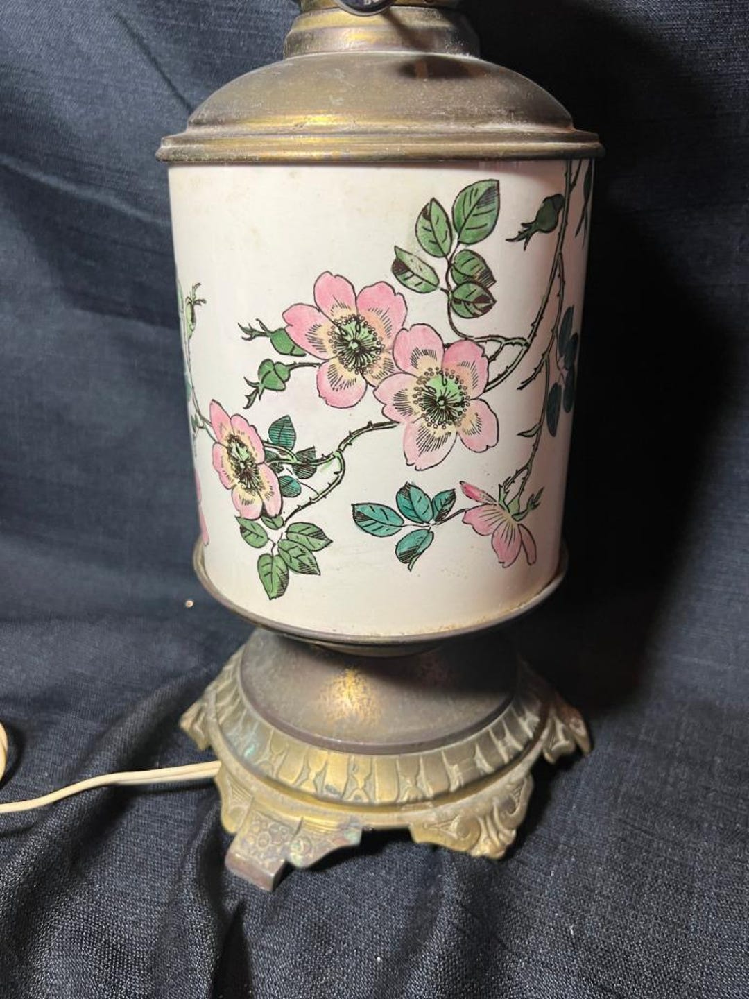 Antique Wright & Butler English Aesthetic Movement Oil Lamp Art Pottery ...