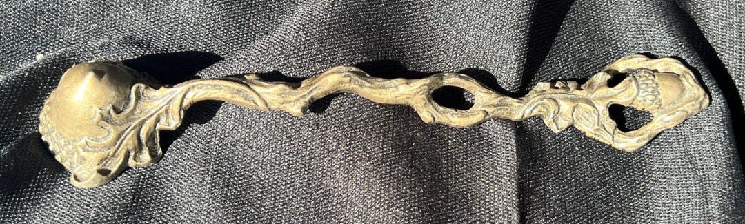 Vintage Metal Acorn Acorns Themed Candle Candlestick Snuffer by Carson ...