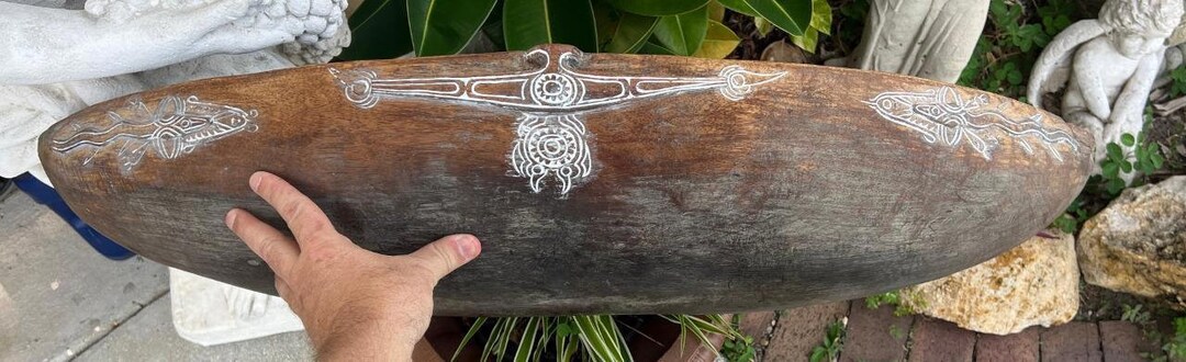 Old Vintage Hand Carved Tribal Art Wood Tami Island Papua New Guinea ...