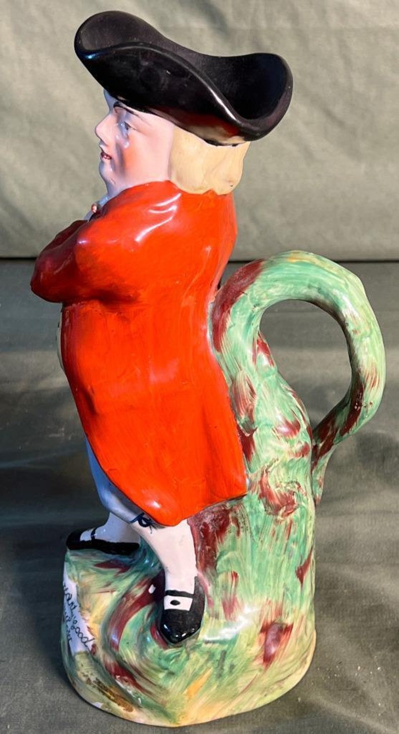Old Staffordshire English Art Pottery Toby Mug Man Stein Pipe - Etsy