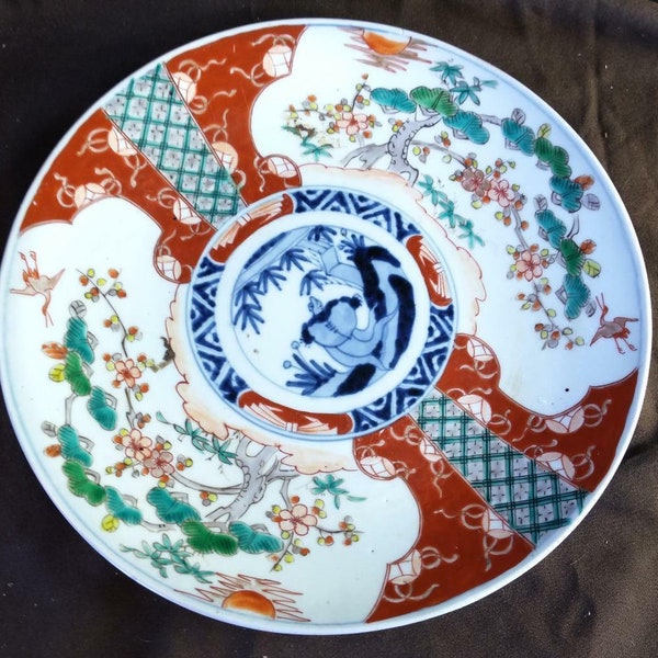 Antique Chinese Charger - Etsy