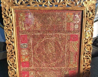 Carved Asian Picture Frame - Etsy