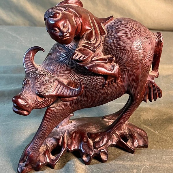 Wood Water Buffalo Carving - Etsy