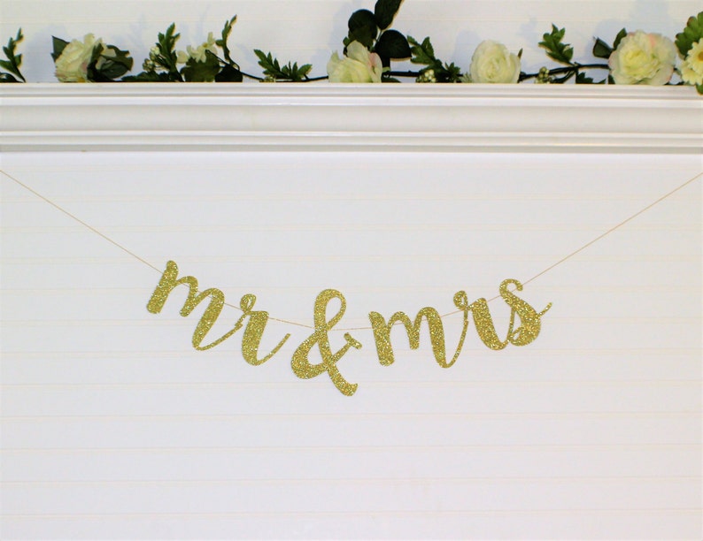 WEDDING DECORATION Future Mrs BRIDE to Be Banner Mr & - Etsy