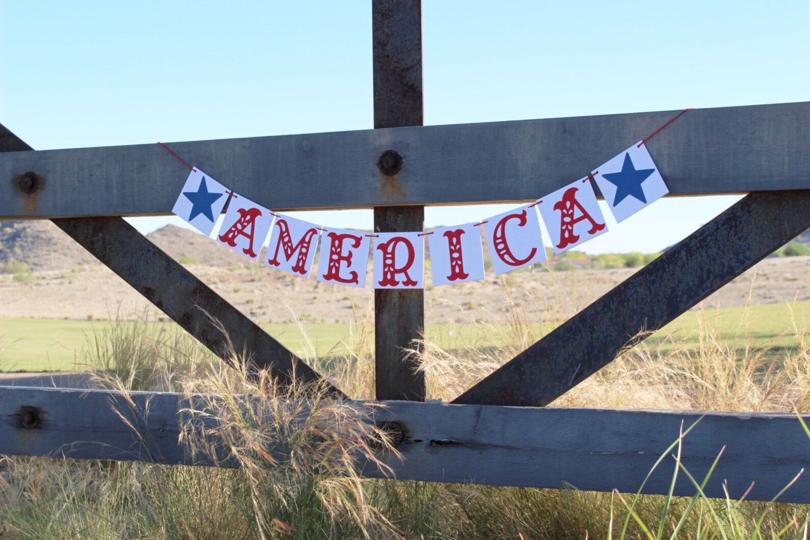 AMERICA BANNER / 4TH of July Banner /Summer / Patriotic / | Etsy