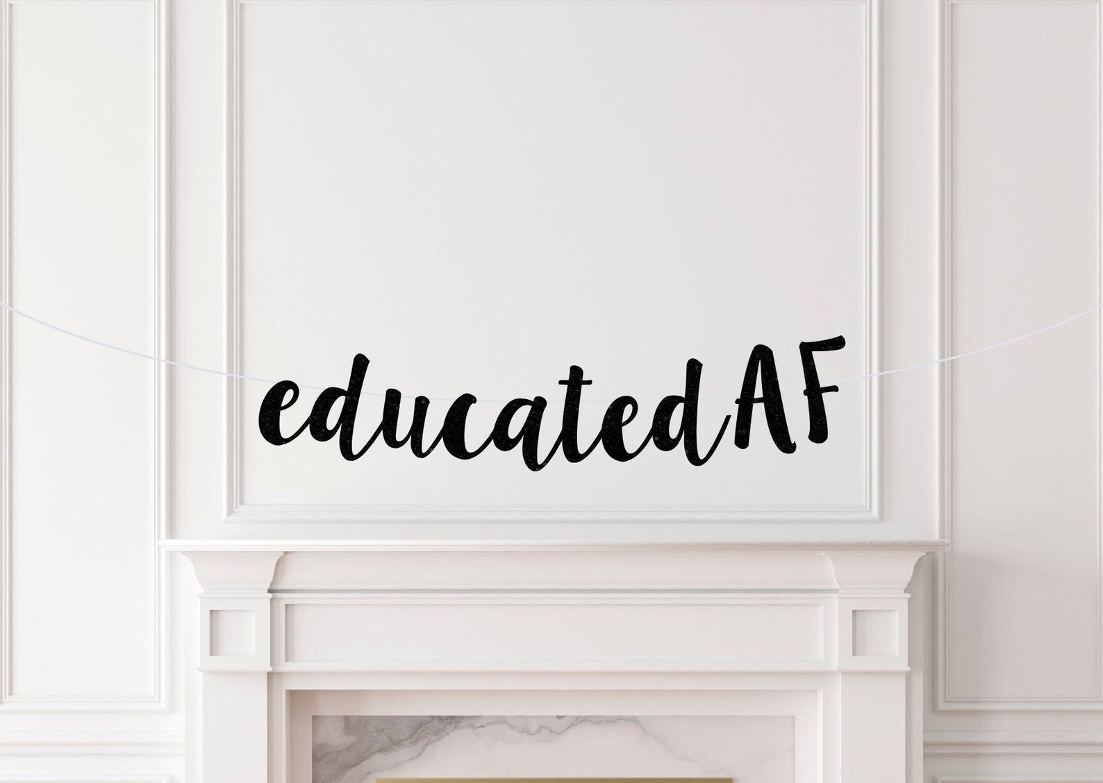 GRADUATION BANNER Funny Graduation Party Decoration Educated - Etsy UK