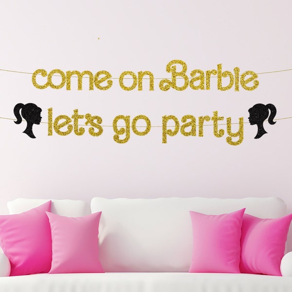Barbie Banner - Etsy